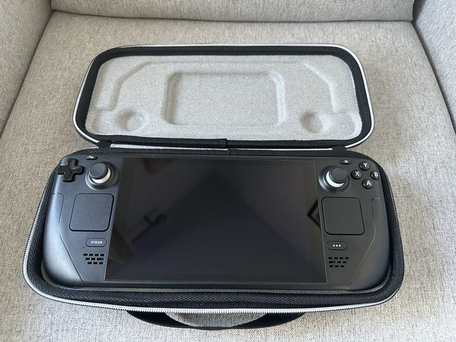 VALVE STEAM DECK LCD 256GB Black Handheld Console with Carrying Case ...