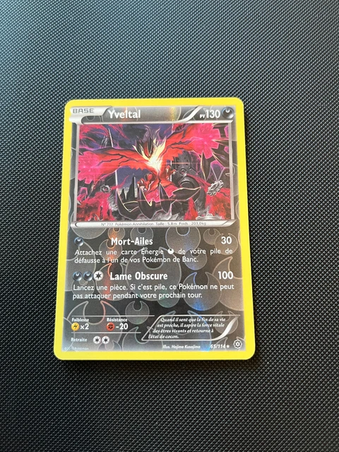 CARTE POKÉMON YVELTAL 65/114 REVERSE RARE XY OFFENSIVE VAPEUR FR EUR 1 ...
