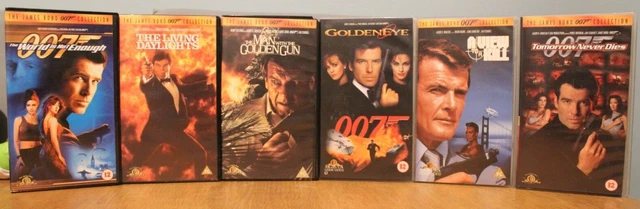 JAMES BOND VHS Bundle [6 VHS] £5.99 - PicClick UK