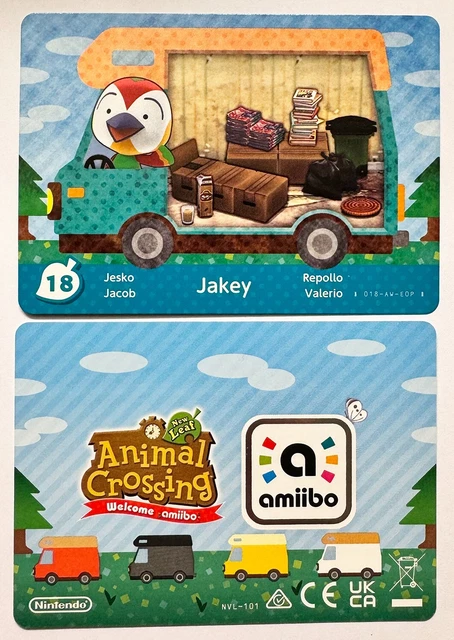 CARTA AMIIBO ORIGINALE ufficiale non scansionata Nintendo EU Animal ...