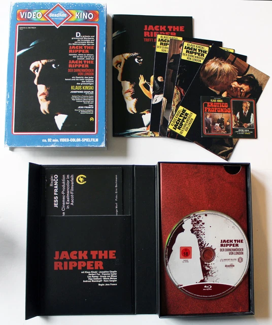 JACK THE RIPPER blu-ray Ltd Ed VHS Retro Edition JESS FRANCO Reg B ...