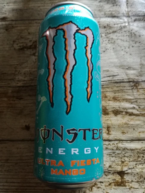 1 FULL ENERGY Drink Can Monster Ultra Fiesta Mango NL Can FULL 500ml ...