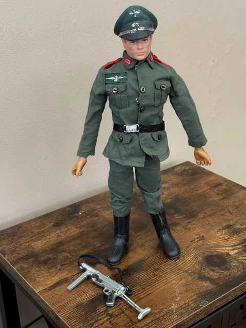 VINTAGE ACTION MAN Palitoy German Officer Part Uniform, NO FIGURE £27. ...