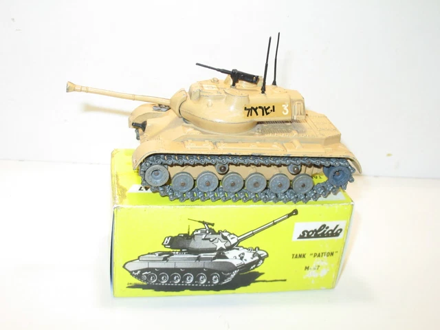 SOLIDO, CHAR PATTON Sabbia Militare Da Esercito Israeli 1974' Completo ...