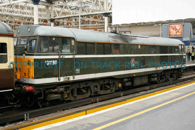 UK RAILWAY PHOTOGRAPH Of Class 31 31190. Rm31-193 £1.70 - PicClick UK