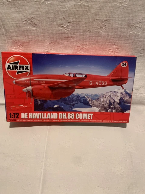 AIRFIX A01013A DE Havilland DH.88 Comet 1:72 scale model kit £8.27 ...
