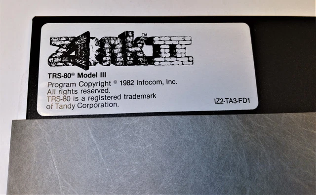 RARE - 1ST Edition Zork II for TRS-80 (1982) with original Infocom ...