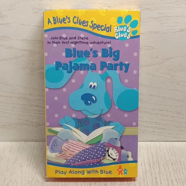 Blues Clues Special Big Pajama Party Vhs Video Tape Nick Jr The Best Porn Website