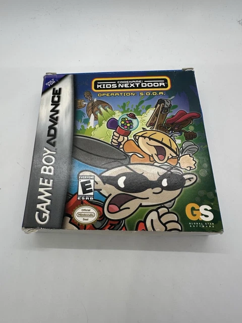 CODENAME: KIDS NEXT Door Operation SODA Nintendo Game Boy GBA Advance ...