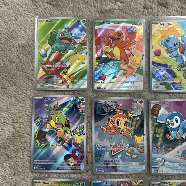 POKEMON 2026 FIRST Partner Illustration Collection Series 1 Promo Set ...