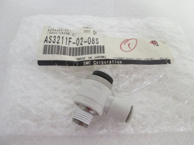 NEW SMC AS3211F-02-08S Elbow-Type Speed Controller w/One Touch Fitting $24.39 - PicClick CA