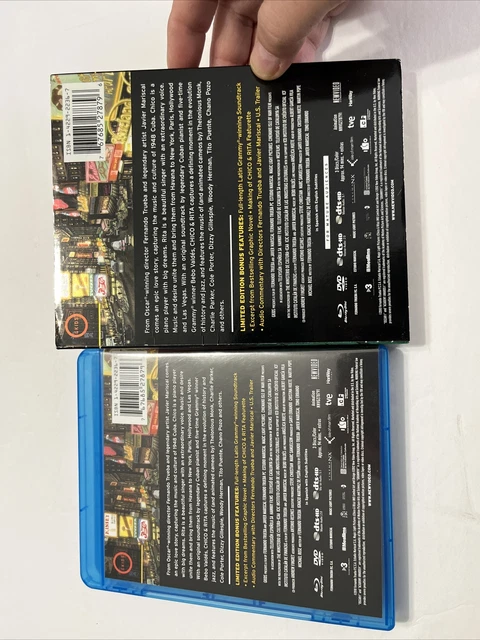 CHICO & RITA Blu-Ray/DVD/CD GKids Espagne Animé SUPER Oscar Nom Trueba Music EUR 3,00 - PicClick FR