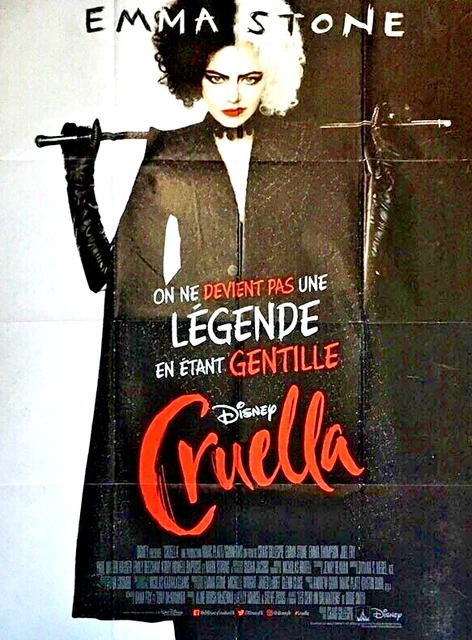 CRUELLA (2021) - Affiche cinema -120 x 160 cm ** EMMA STONE ** AFFICHE ... CRUELLA (2021) - Affiche cinema -120 x 160 cm ** EMMA STONE ** AFFICHE ...