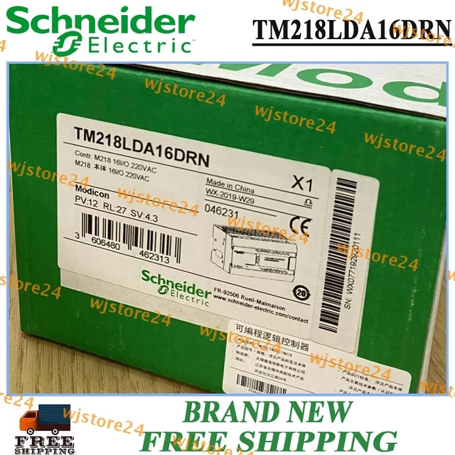 SCHNEIDER TM218LDA16DRN MODICON Controller M218 16 I/O 220VAC New ...