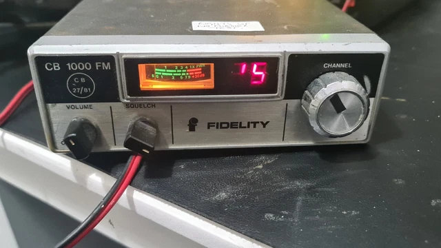 FIDELITY 1000 CB Radio Sold As Lighting Up Not Tested £0.99 - PicClick UK