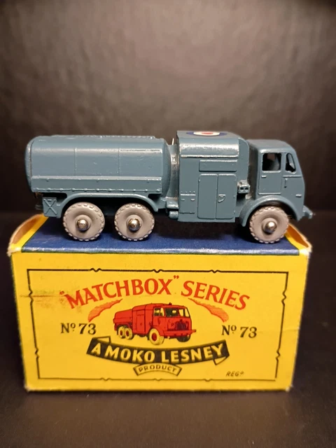 MATCHBOX#73A RAF 10 Ton Pressure Refueller 1959 Second Casting Solid ...