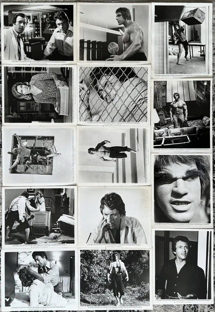 THE INCREDIBLE HULK 1979 Original U.s. Set Of 14 Movie Stills Near Mint ...