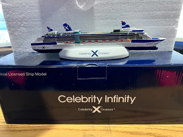 CELEBRITY X CRUISES Official Licensed INFINITY Ship Model 10" Resin in ...