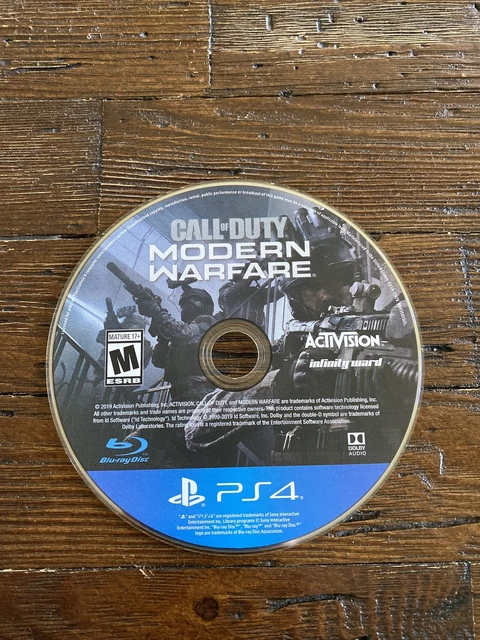 CALL OF DUTY: Modern Warfare - Sony PlayStation 4 PS4 Disc Only Tested ...