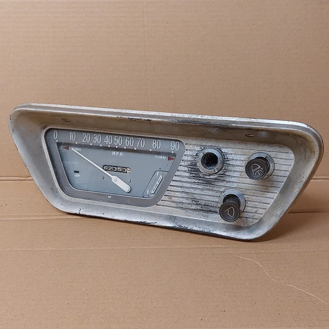 FORD ANGLIA SPEEDOMETER and Surround - Dashboard Speedo Gauge/Switches ...