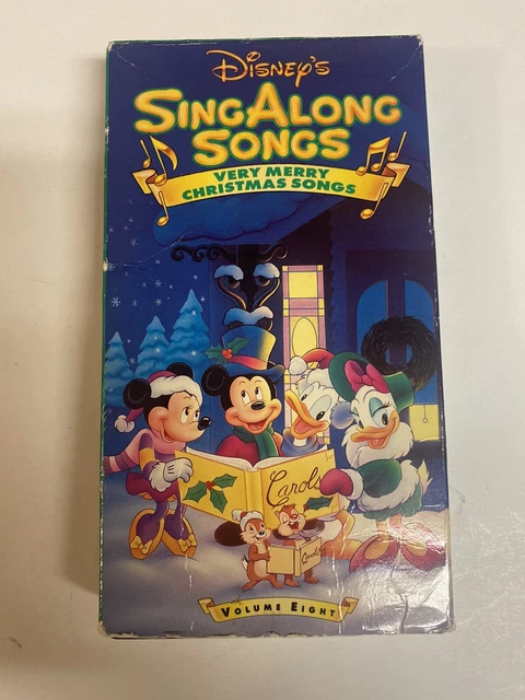 DISNEY'S SING ALONG Songs VHS Very Merry Christmas Songs Vol. 8 Bon EUR ...