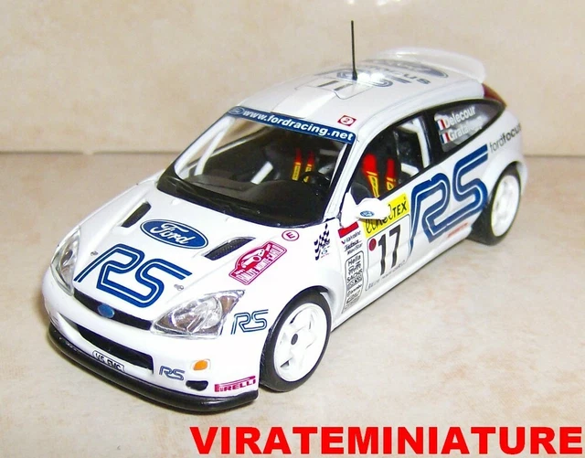 FORD FOCUS RS Wrc 3° Rallye Monte Carlo 2001 Francois Delecour Ixo ...
