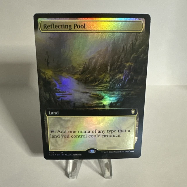 FOIL MTG REFLECTING Pool (arte estesa) Commander Legends: Baldur's Gate ...
