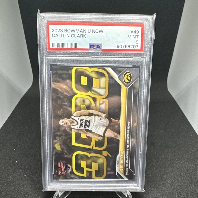 2023 BOWMAN U Now #49 Caitlin Clark Breaks All Time Ncaa Punteggio ...