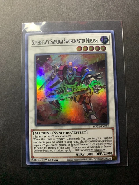 YUGIOH - SUPERHEAVY Samurai Swordmaster Musashi (Super Rare 1ère ...