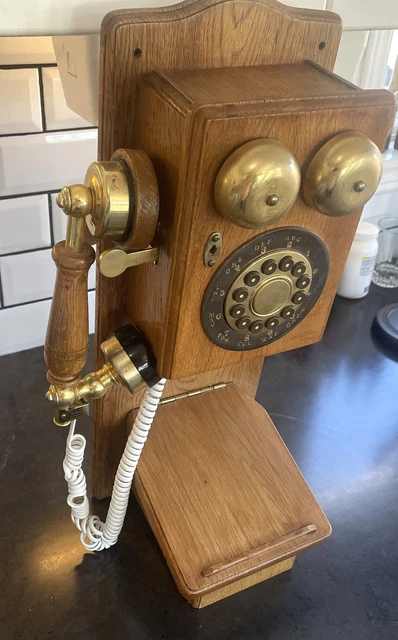 VINTAGE, TELECONCEPT, OLD Fashioned Style, Push Button, Wall Phone ...