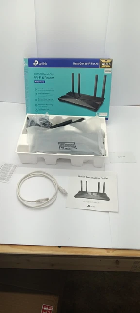 TP-LINK AX1500 SMART WiFi 6 Router (Archer AX10)- 802.11ax, 4 Gigabit ...
