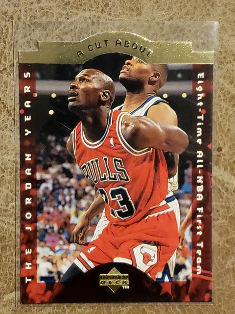 1996 MICHAEL JORDAN A Cut Above Upper Deck Découpe Carte Nba Chicago ...