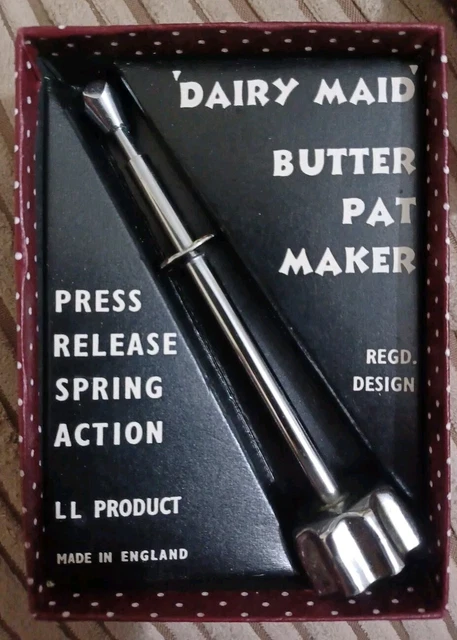 VINTAGE 1950'S DAIRY Maid Butter Pat Maker By L.L England £7.00 ...