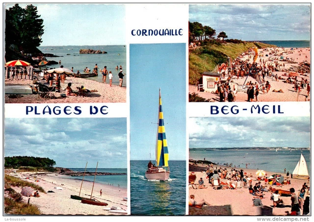 29 BEG MEIL - carte multiples vues de la plage --- EUR 4,00 - PicClick FR