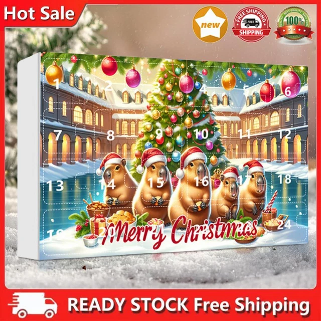 CAPYBARA ADVENT CALENDAR 2024 Xmas Countdown Calendar Christmas Tree ...