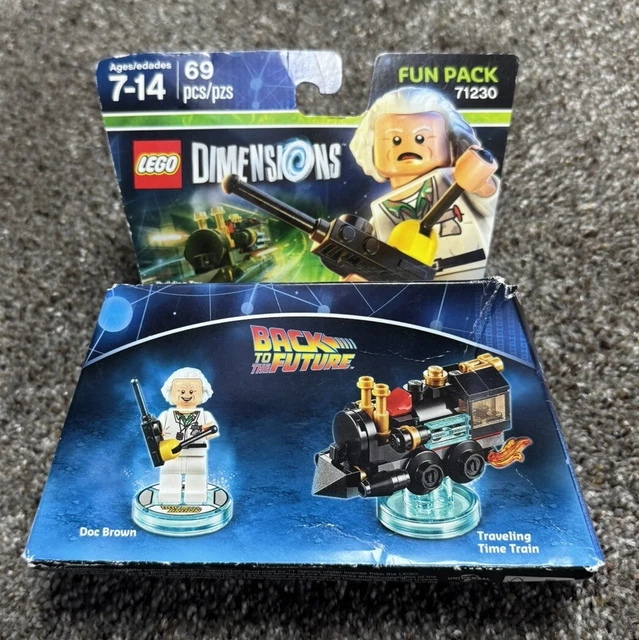 LEGO 71230 DIMENSIONS Back To The Future Doc Brown & Time Train Fun ...