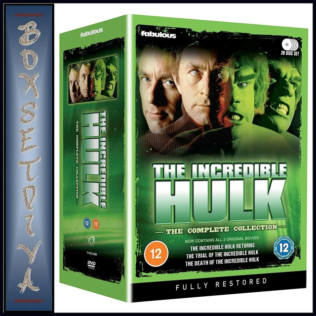 THE INCREDIBLE HULK -Complete Colletion Tv Series Plus 3 Movies * Brand ...