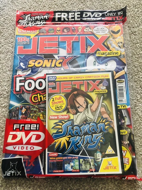 JETIX MAGAZINE SONIC The Hedgehog Sonic X New Sealed £54.99 - PicClick UK