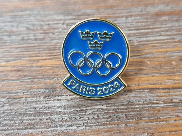 PINS JEUX OLYMPIQUES Paris 2024 Team Sweden Suede Olympics Games EUR 15 ...