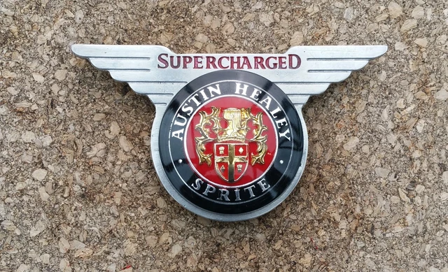 AUSTIN HEALEY FROGEYE Sprite Supercharged Bonnet Emblem £104.72 ...