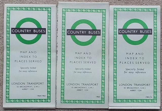 LONDON TRANSPORT COUNTRY Bus Map Of Routes 1964/5 £2.99 - PicClick UK