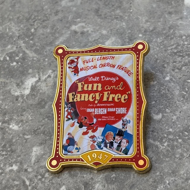 DISNEY FUN & Fancy Free Movie Poster Pin Badge 12 Months Of Magic £7.99 ...