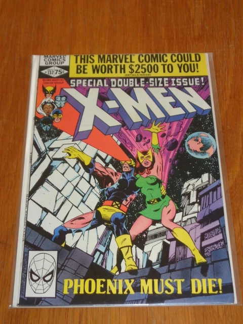 X-MEN UNCANNY #137 Marvel Giant Size Death Of Phoenix September 1980 Vf ...