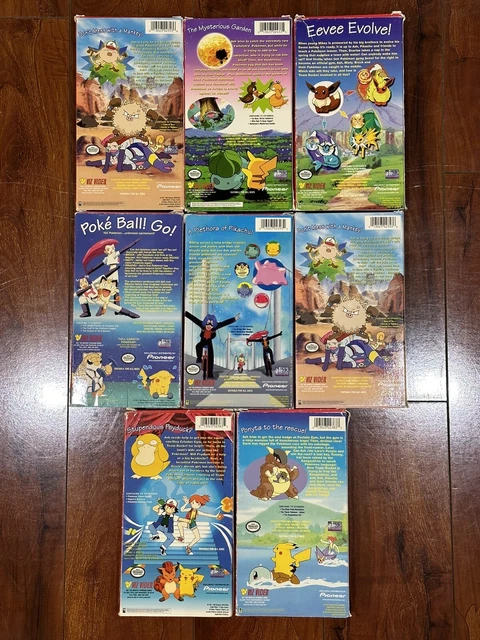 POKÉMON VHS LOT Of 8 Wake Up Snorlax! Pikachu Party, Totally Togepi And ...