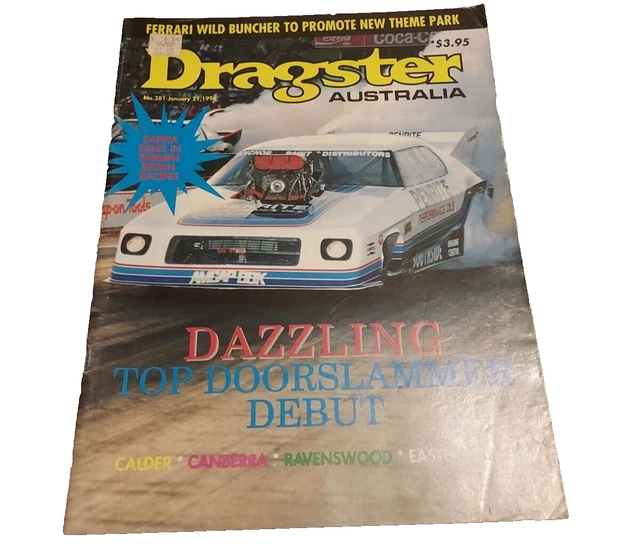 VINTAGE DRAGSTER AUSTRALIA Magazine Issue #381 January 1994 Drag Racing ...