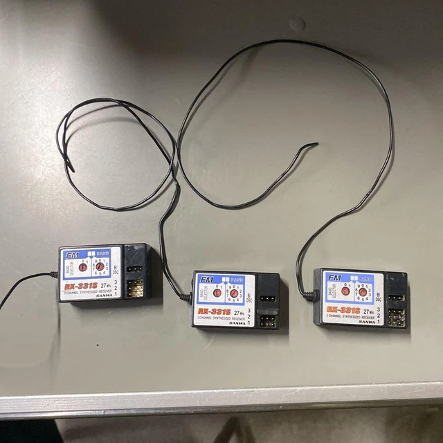 LOT DE 3 récepteurs Fm Sanwa Rx-331S 27Mhz EUR 114,50 - PicClick FR