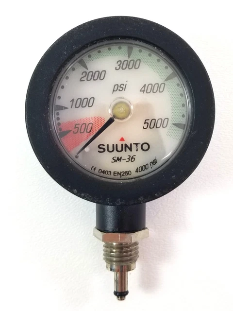 SUUNTO SM-36 2IN 5000 PSI SPG Submersible Pressure Gauge Scuba Dive 2 ...