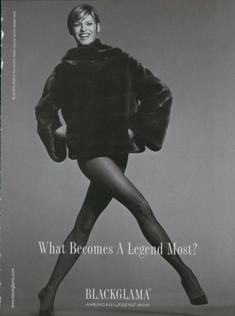 BLACKGLAMA FOOTWEAR MAGAZINE Print Ad Advert long legs high heels shoes ...