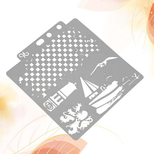 GEOMETRIC DRAWINGS TEMPLATES Easy Drawing Stencils Diy Drawing Template ...