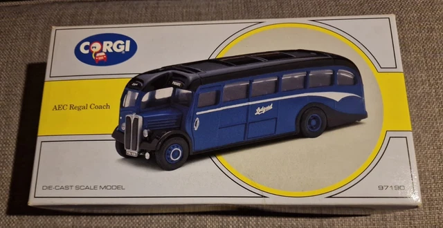 CORGI 97190 AEC Regal Coach Bus Ledgard Livery Limited Edition 1/50 ...